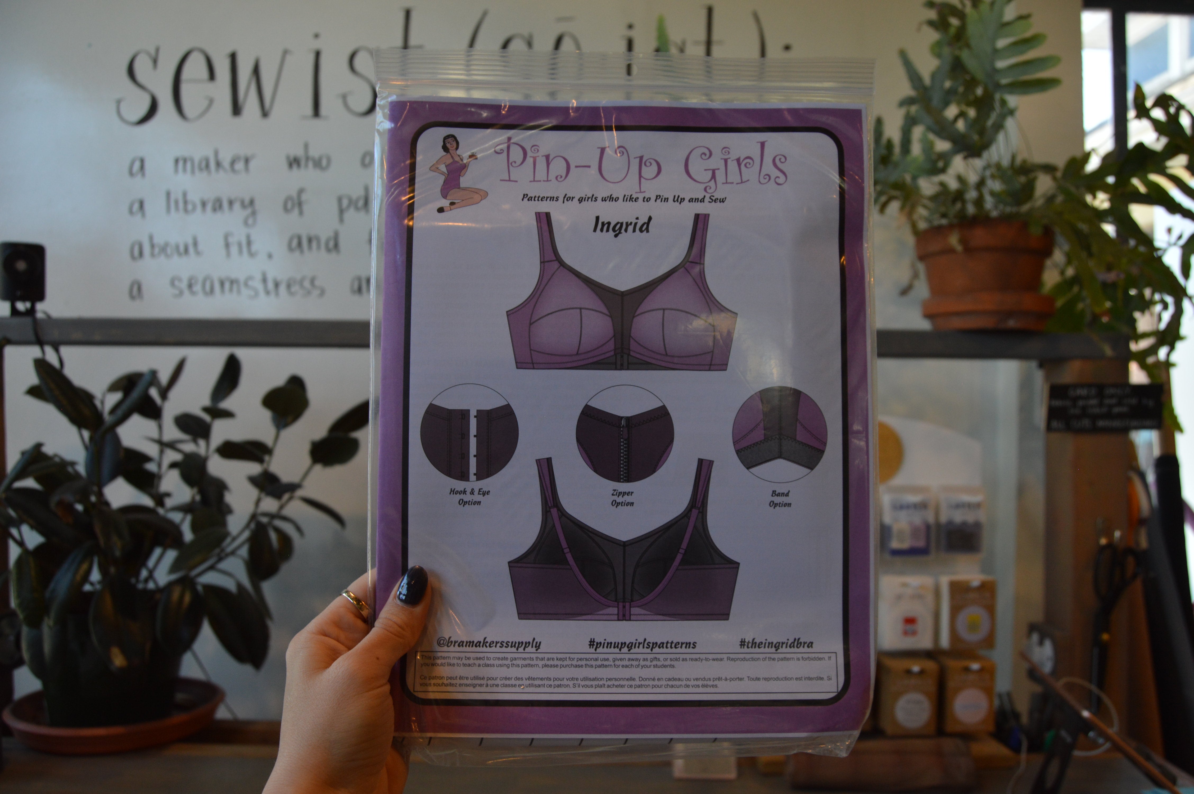 Pin-Up Girls Pattern | Ingrid Bra | Salt Lake Sewciety