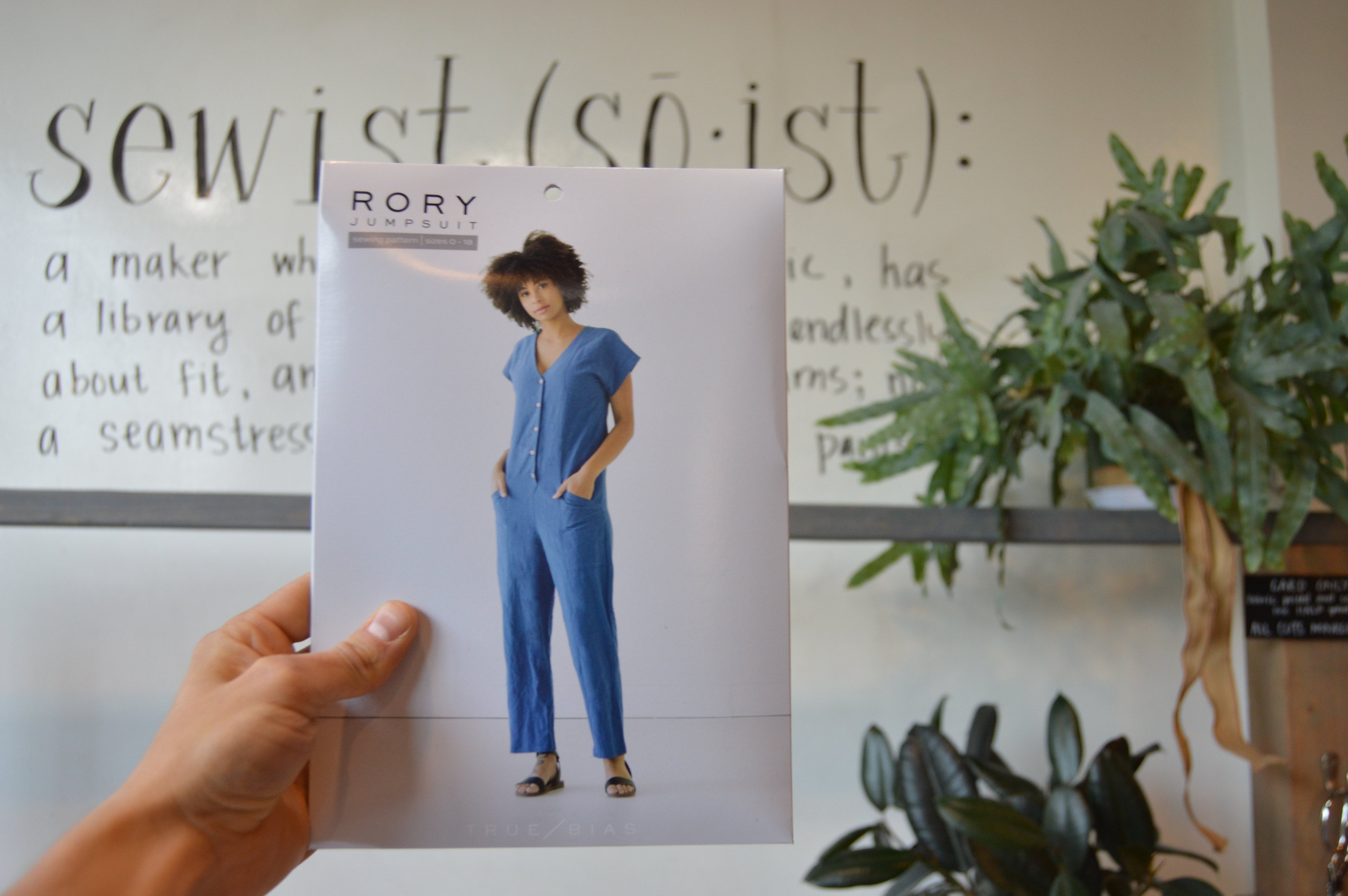Rory Jumpsuit Paper Pattern | True Bias | Salt Lake Sewciety
