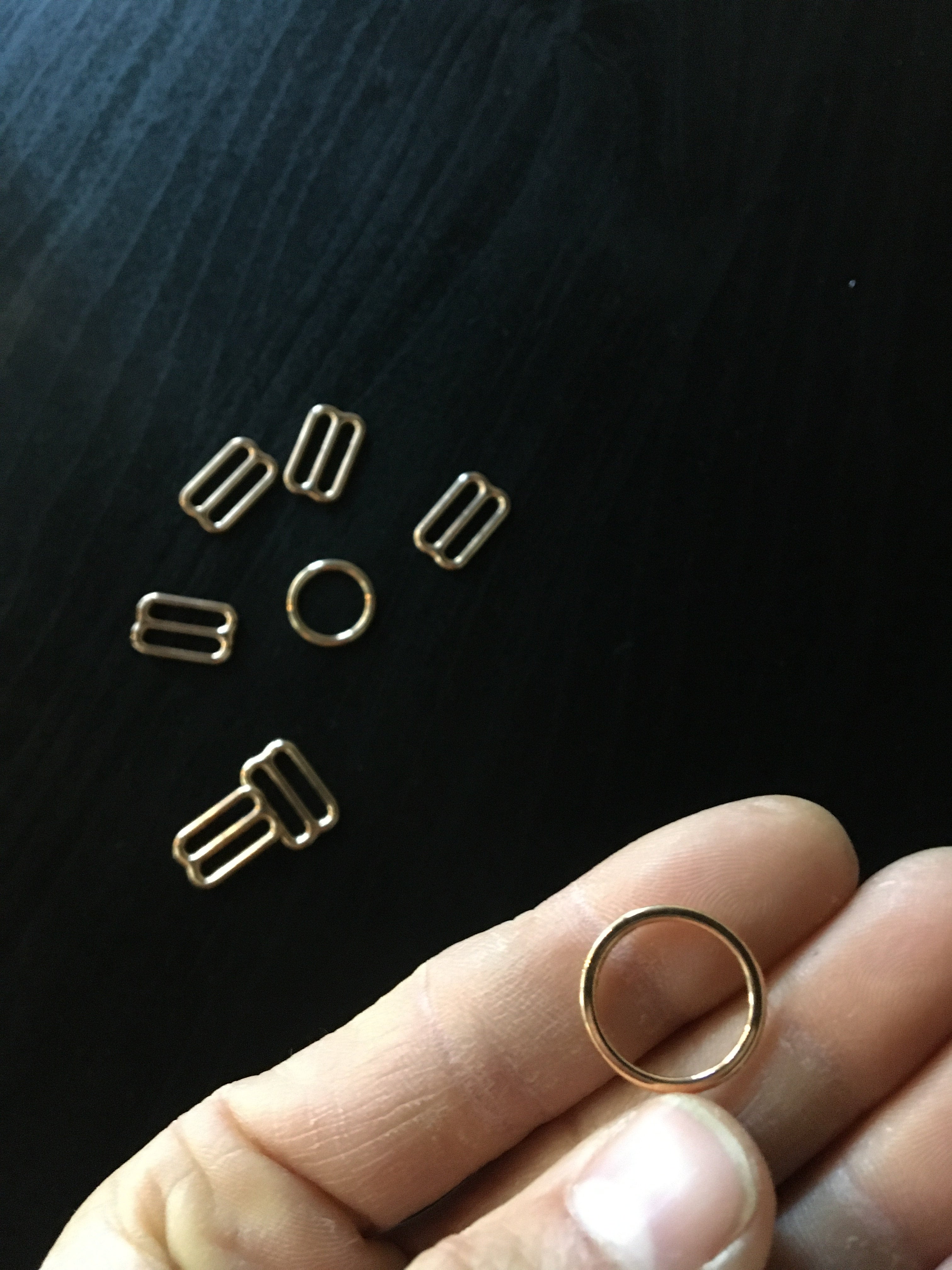 5/8" Rose Gold Sliders | Salt Lake Sewciety