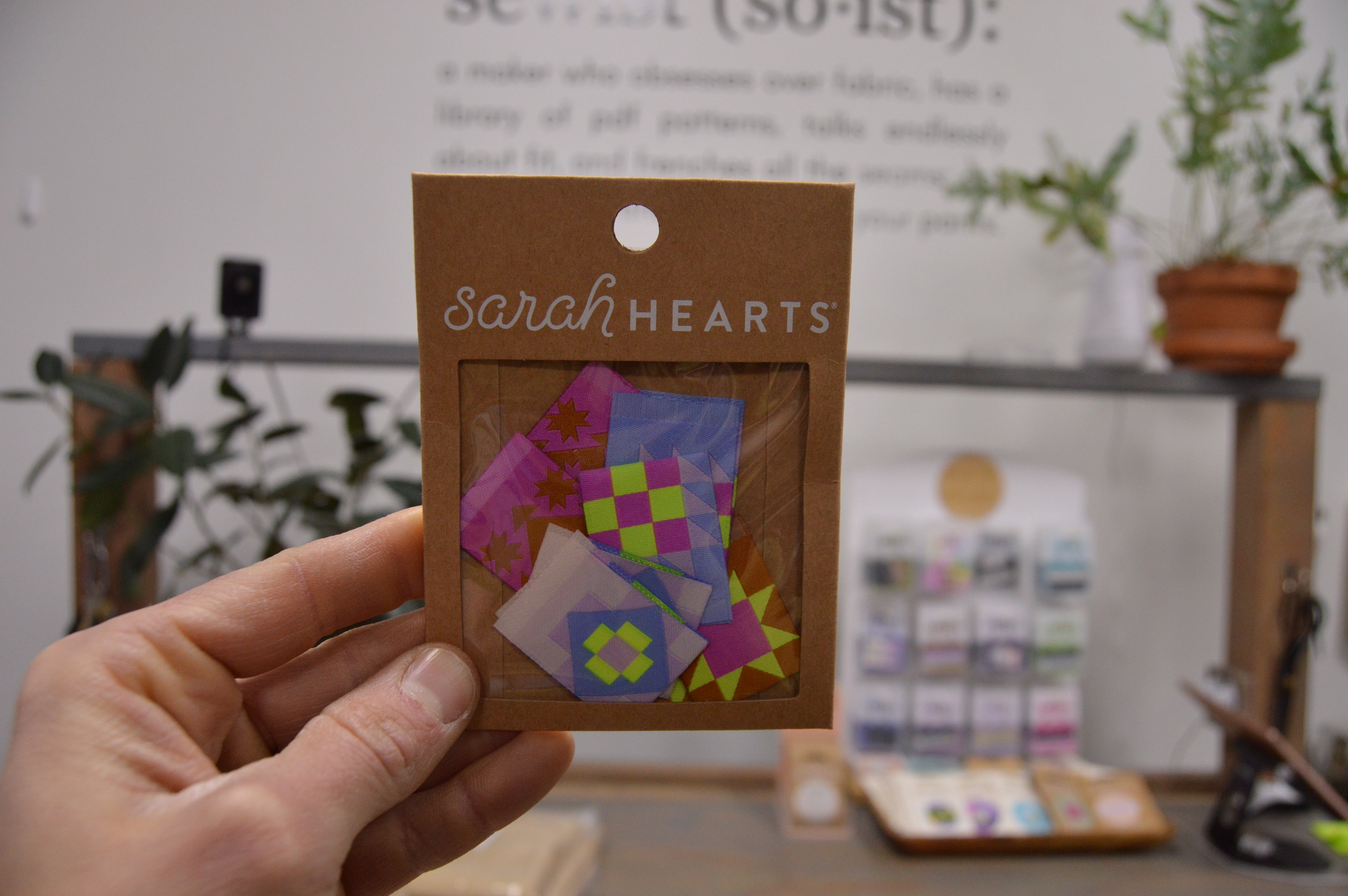 Then Came June Quilt Block Labels | Sarah Hearts | Salt Lake Sewciety