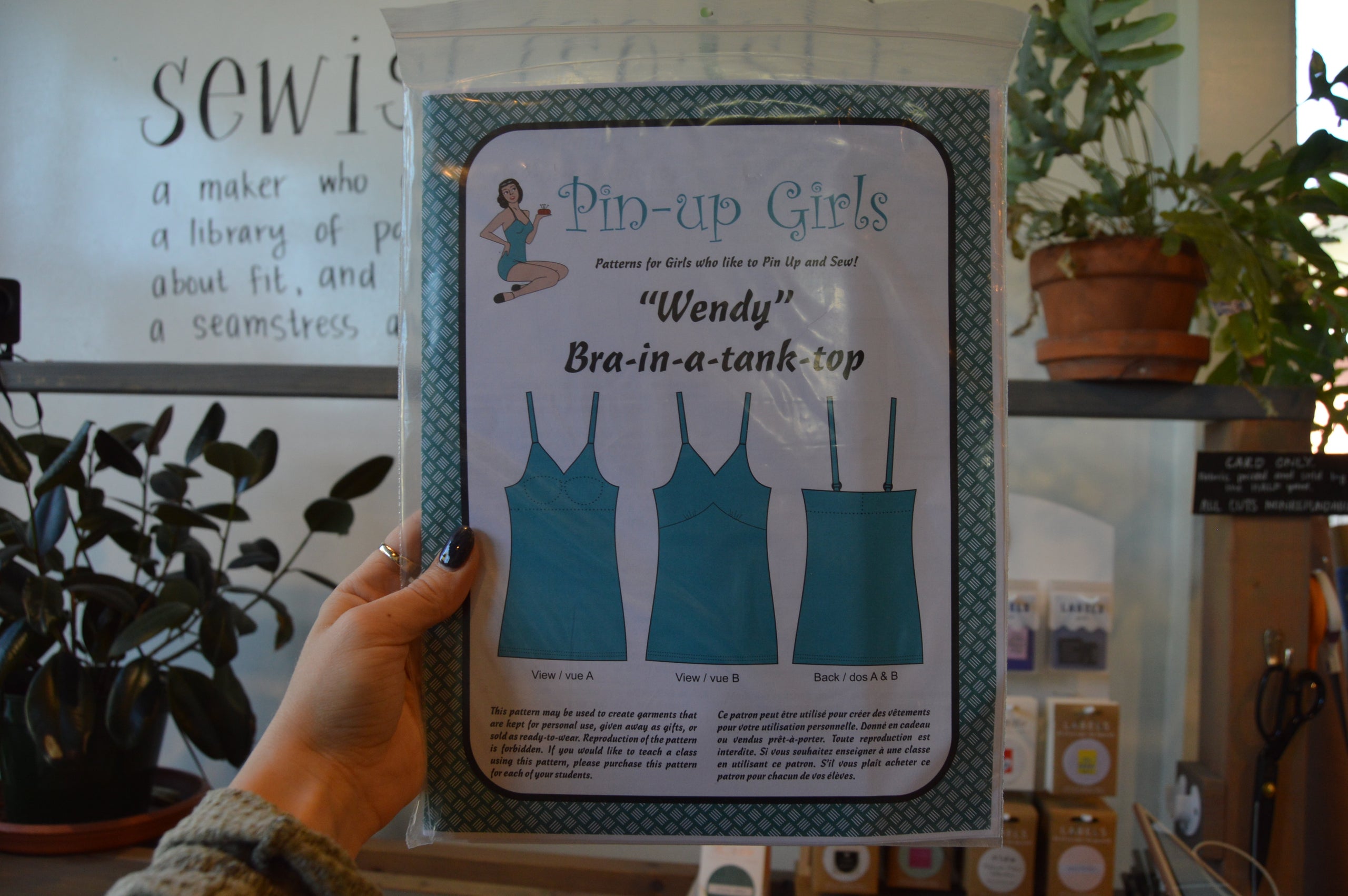 Pin-Up Girls Pattern | Wendy Bra Tank | Salt Lake Sewciety