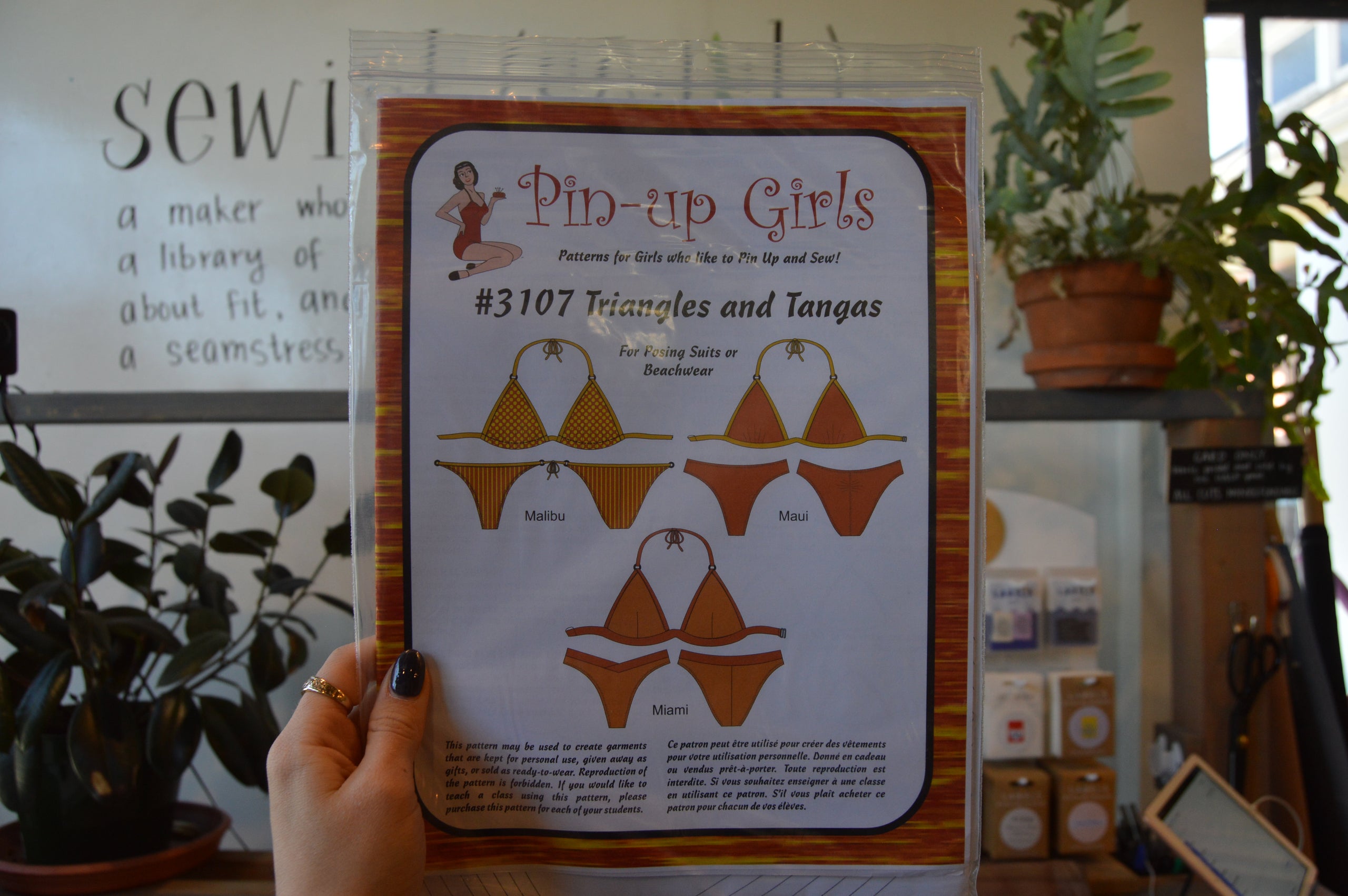 Pin-Up Girls Pattern | Triangles and Tangas | Salt Lake Sewciety