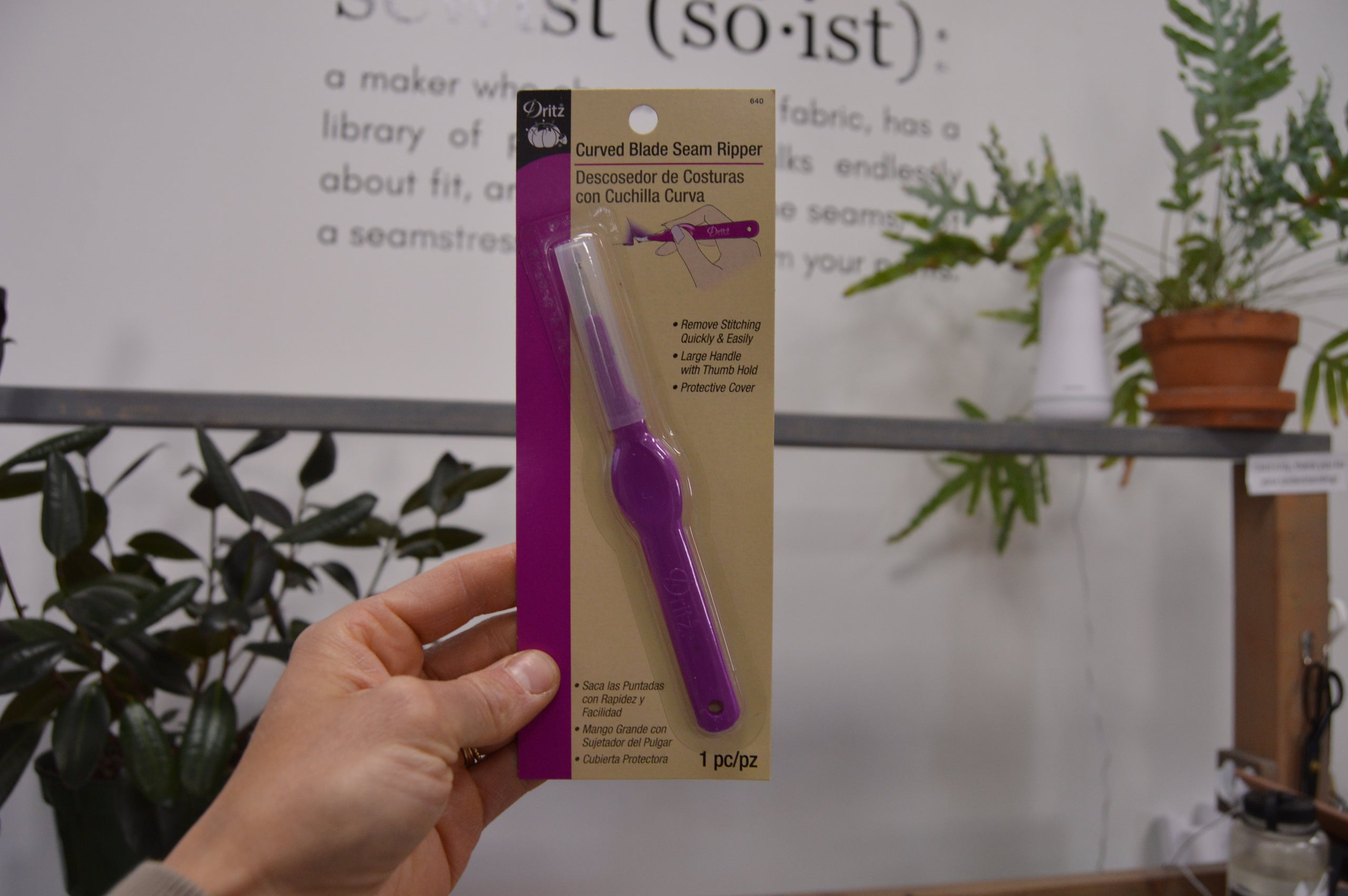 Curved Blade Seam Ripper | Salt Lake Sewciety