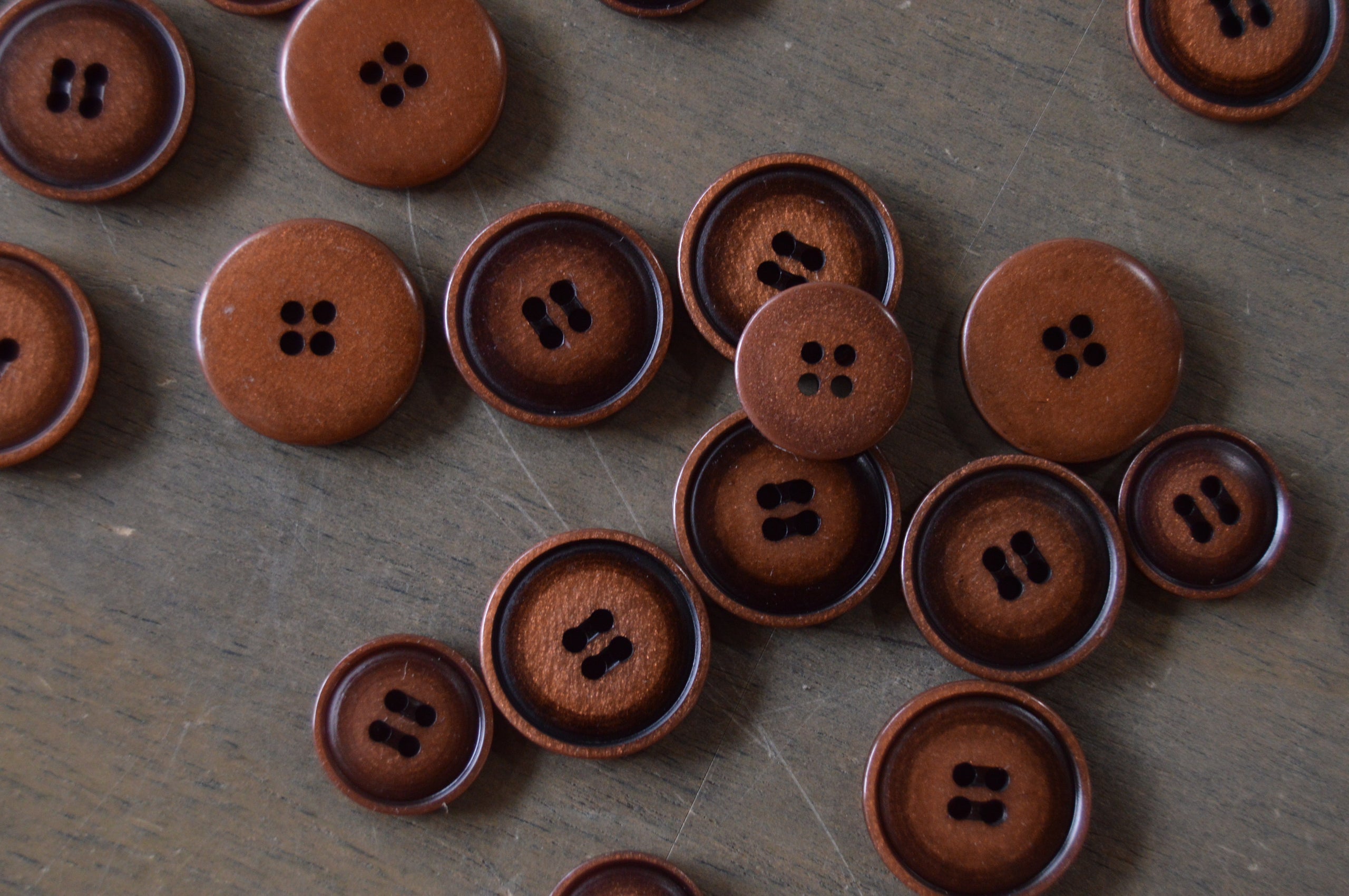 Faux Wood Buttons | Salt Lake Sewciety