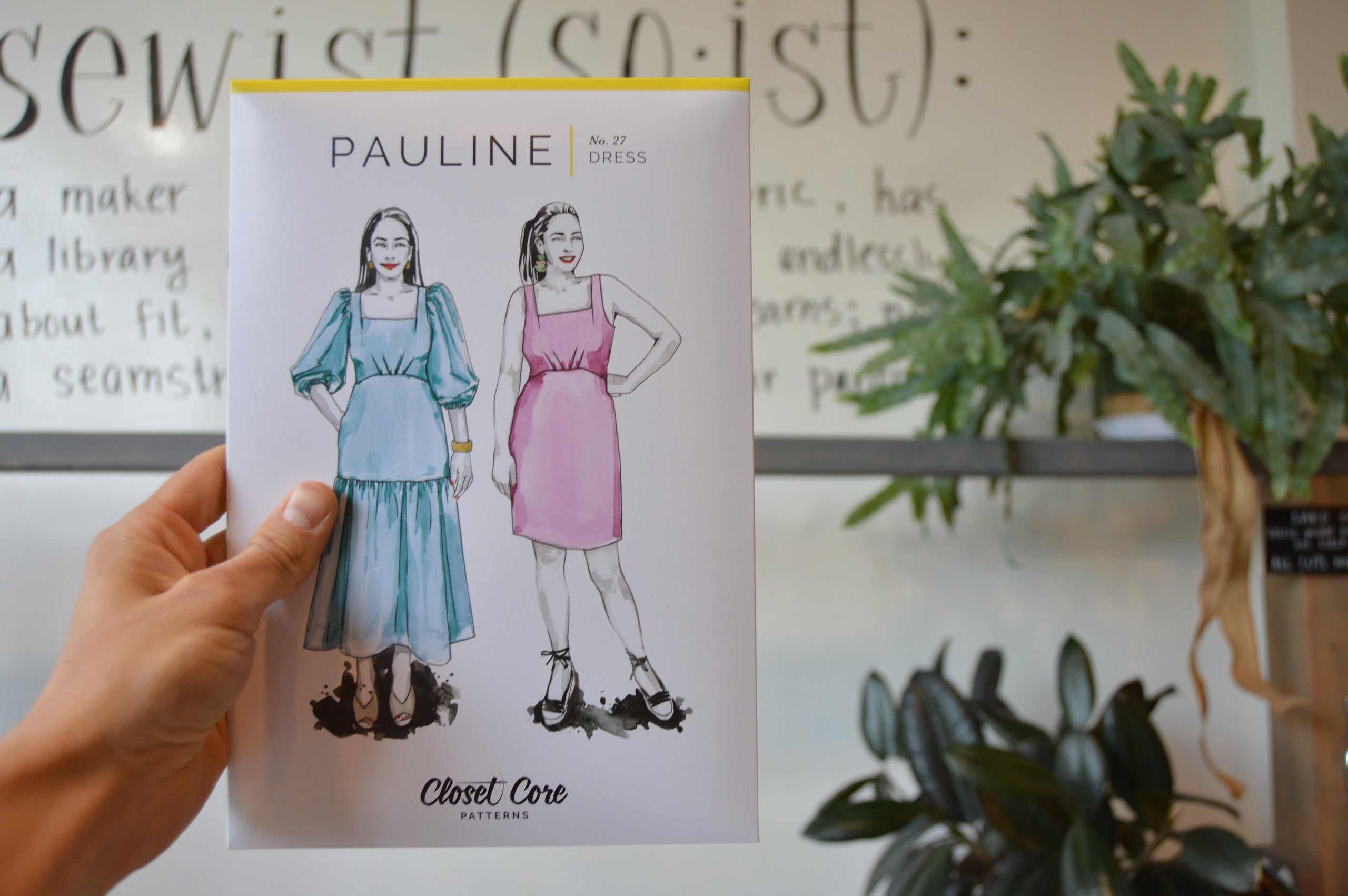 Pauline Dress Paper Pattern | Closet Core | Salt Lake Sewciety