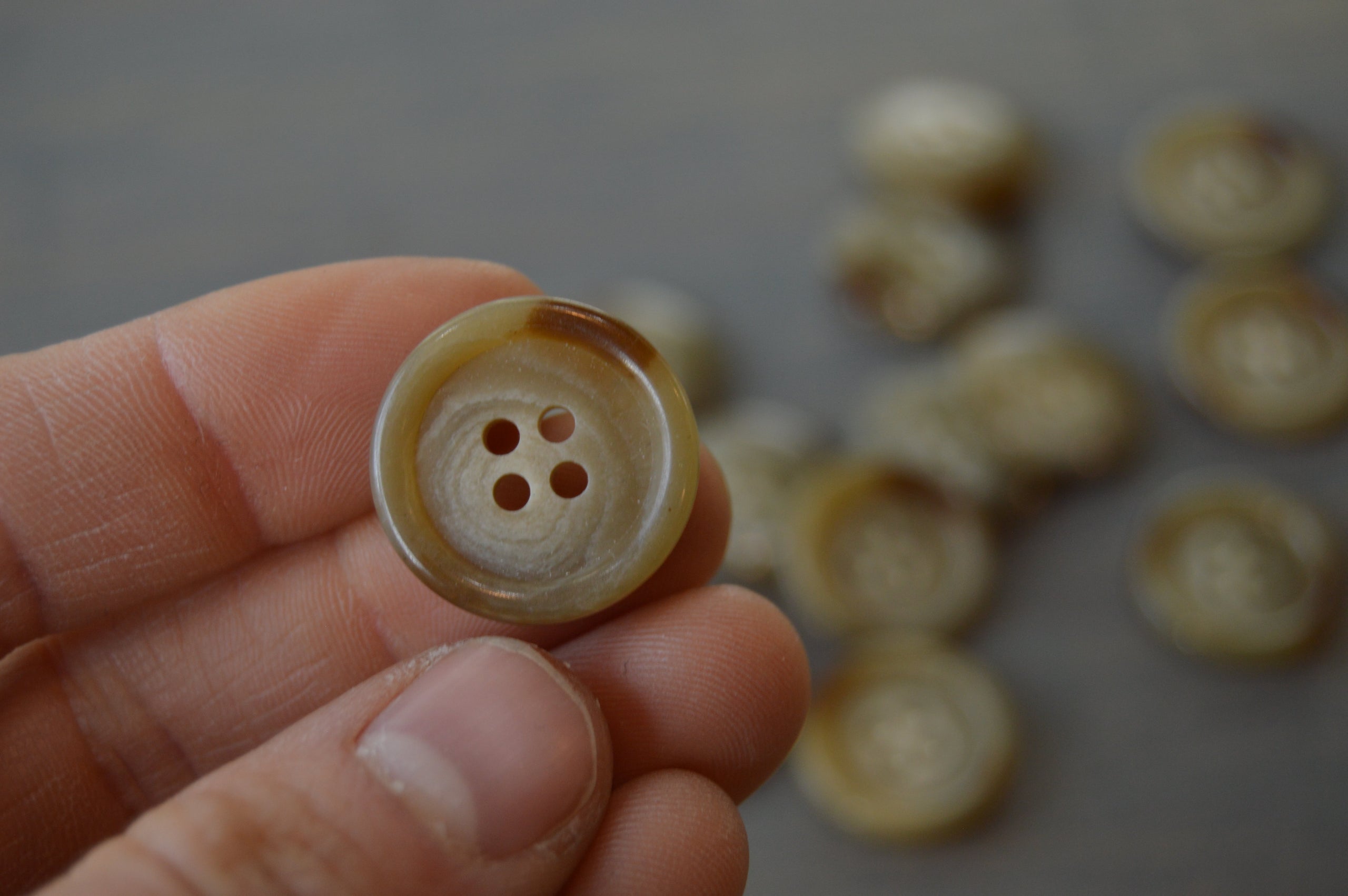 Toffee Buttons (13/16") | Salt Lake Sewciety