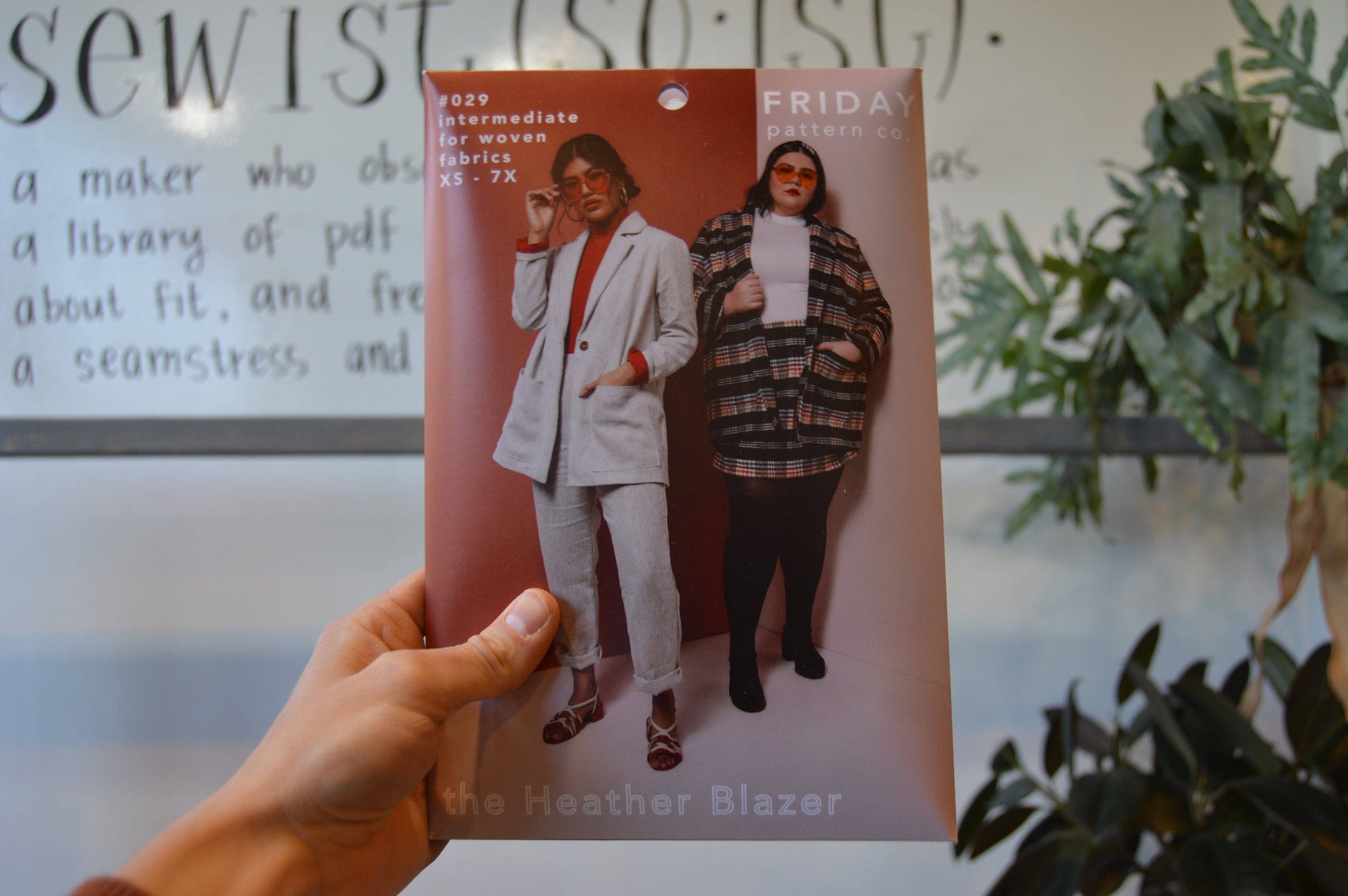 Heather Blazer Paper Pattern | Friday Pattern Co | Salt Lake Sewciety